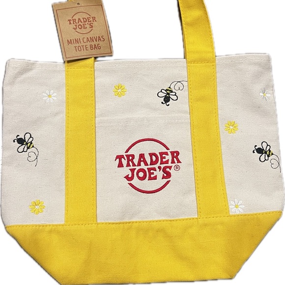 Trader Joes | Other | Trader Joes Mini Tote Custom Embroidered | Poshmark